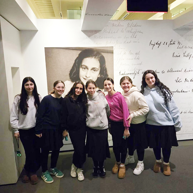 YCQ Eighth-Grade Students Visit Anne Frank Exhibition In NYC